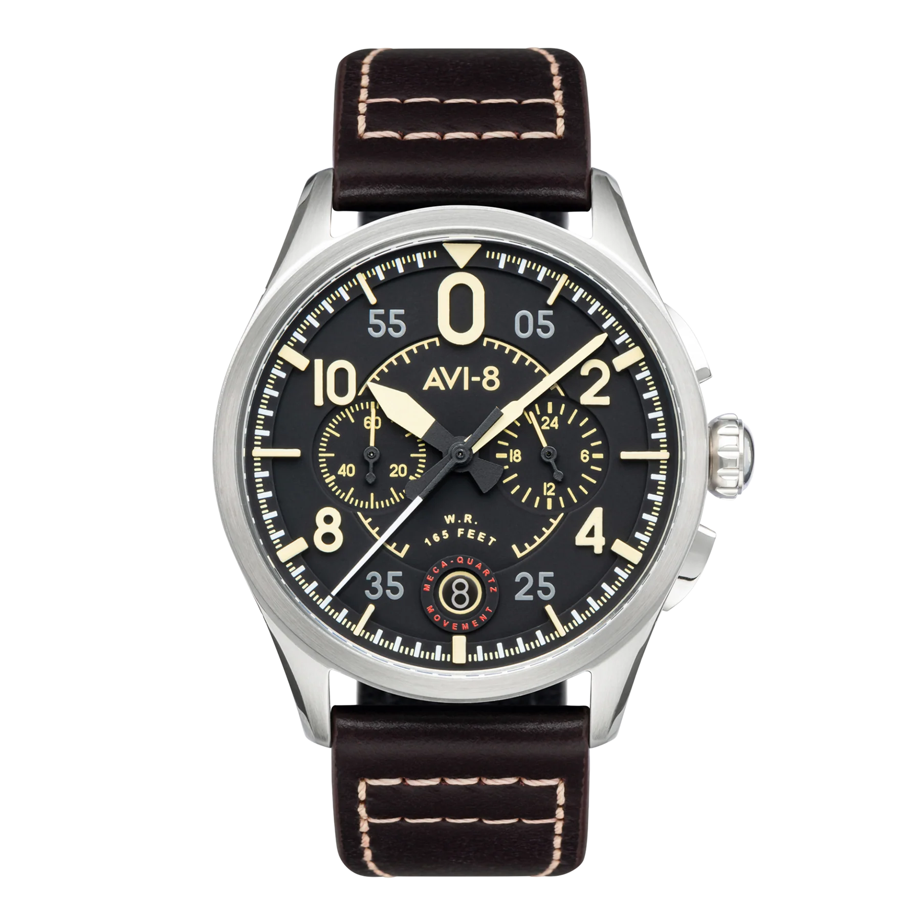 AVI-8 Spitfire - Chronograph Midnight Oak – Downunder Pilot Shop Australia