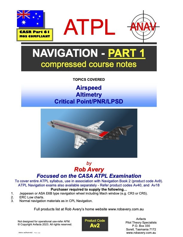 ATPL Navigation Part 1 - Rob Avery – Downunder Pilot Shop Australia