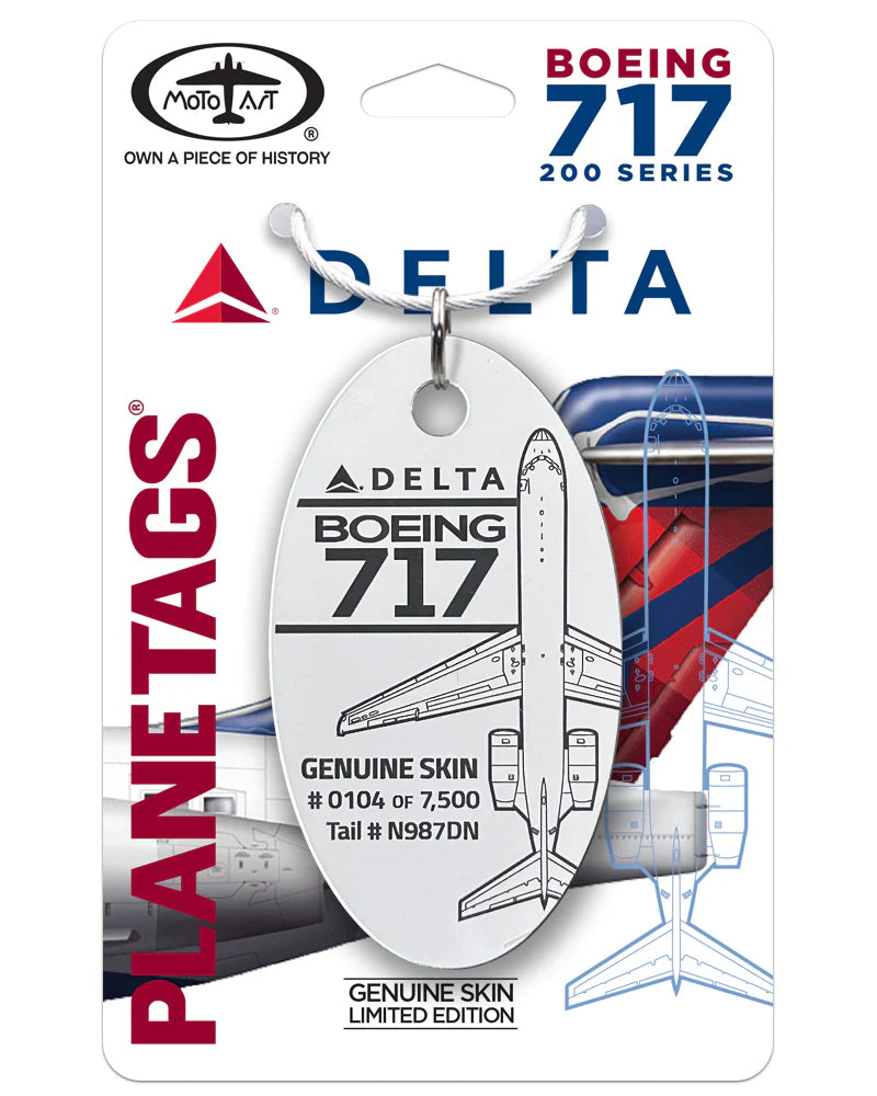 Planetags DELTA®- Boeing 717-23S-N987DN – Downunder Pilot Shop Australia