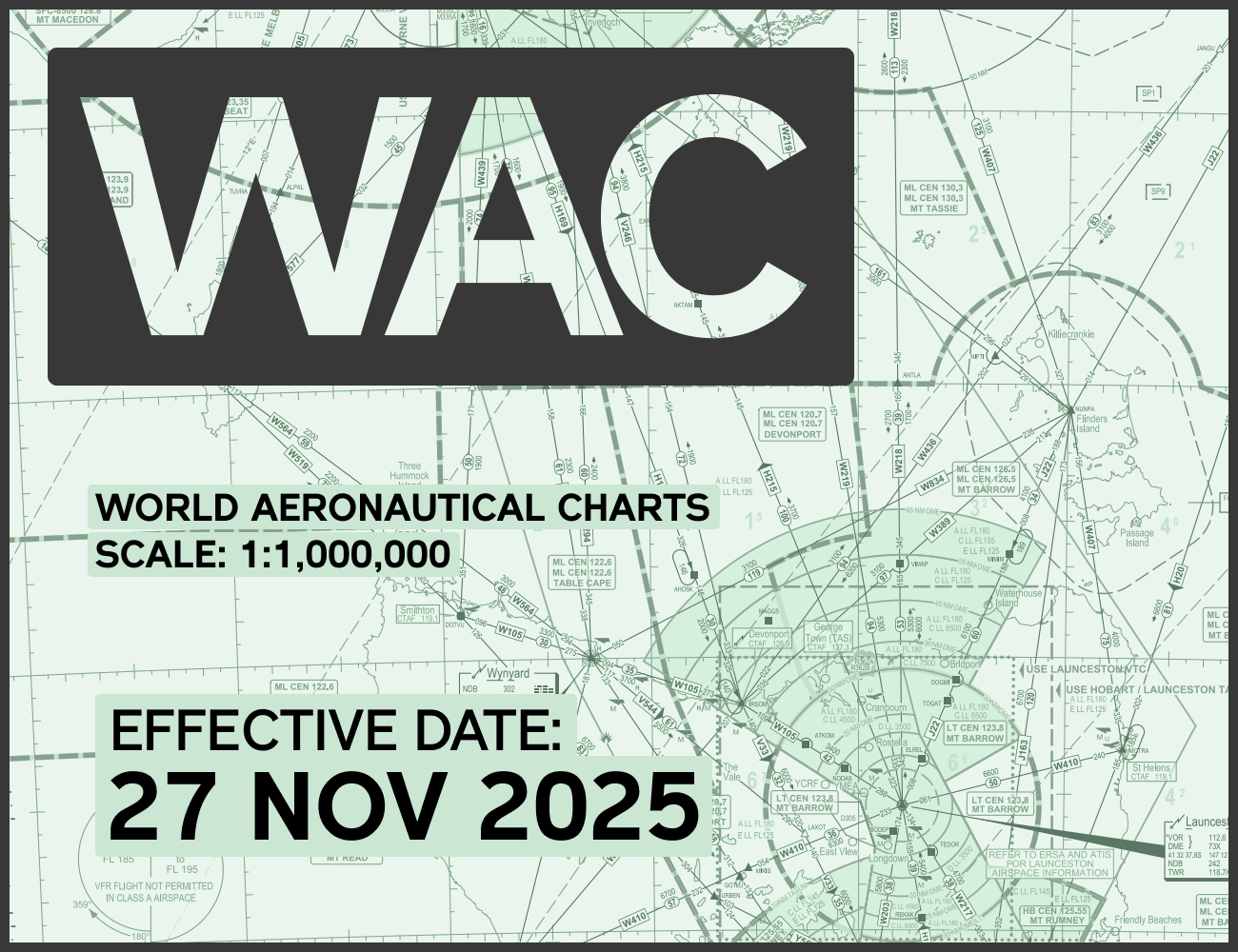 Australian WAC Charts | ICAO Pilot Planning Maps – Downunder Pilot Shop ...