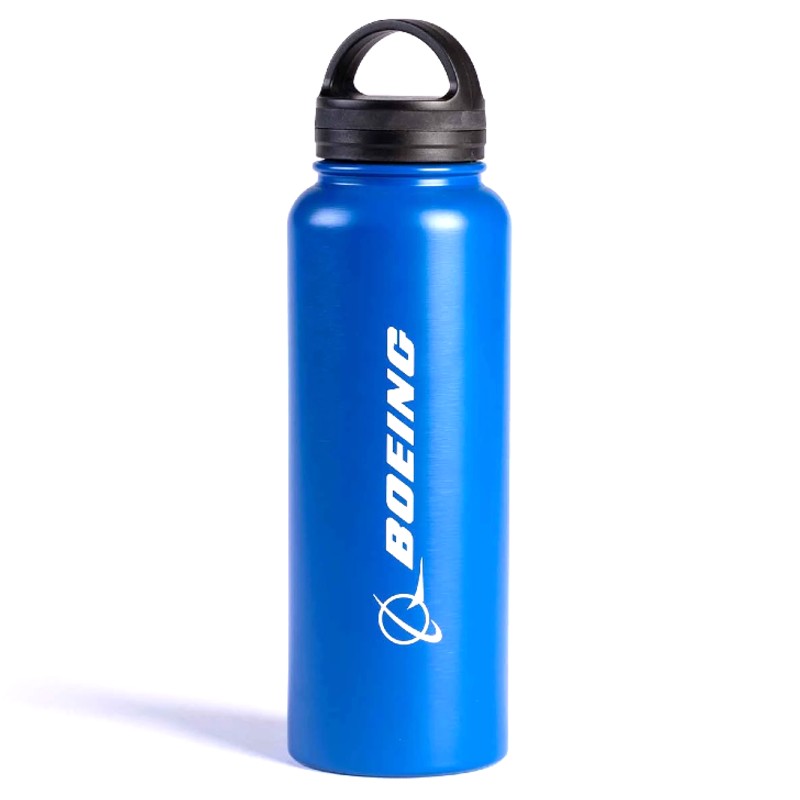 Boeing Blue Water Bottle 1L | Pilot Travel Drinkware – Downunder Pilot ...