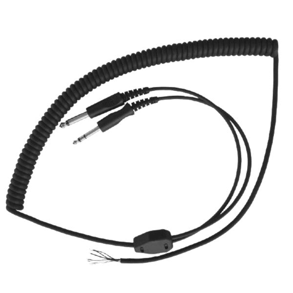 Pilot HSL-C Coiled Replacement Headset Main Lead – Downunder Pilot Shop ...